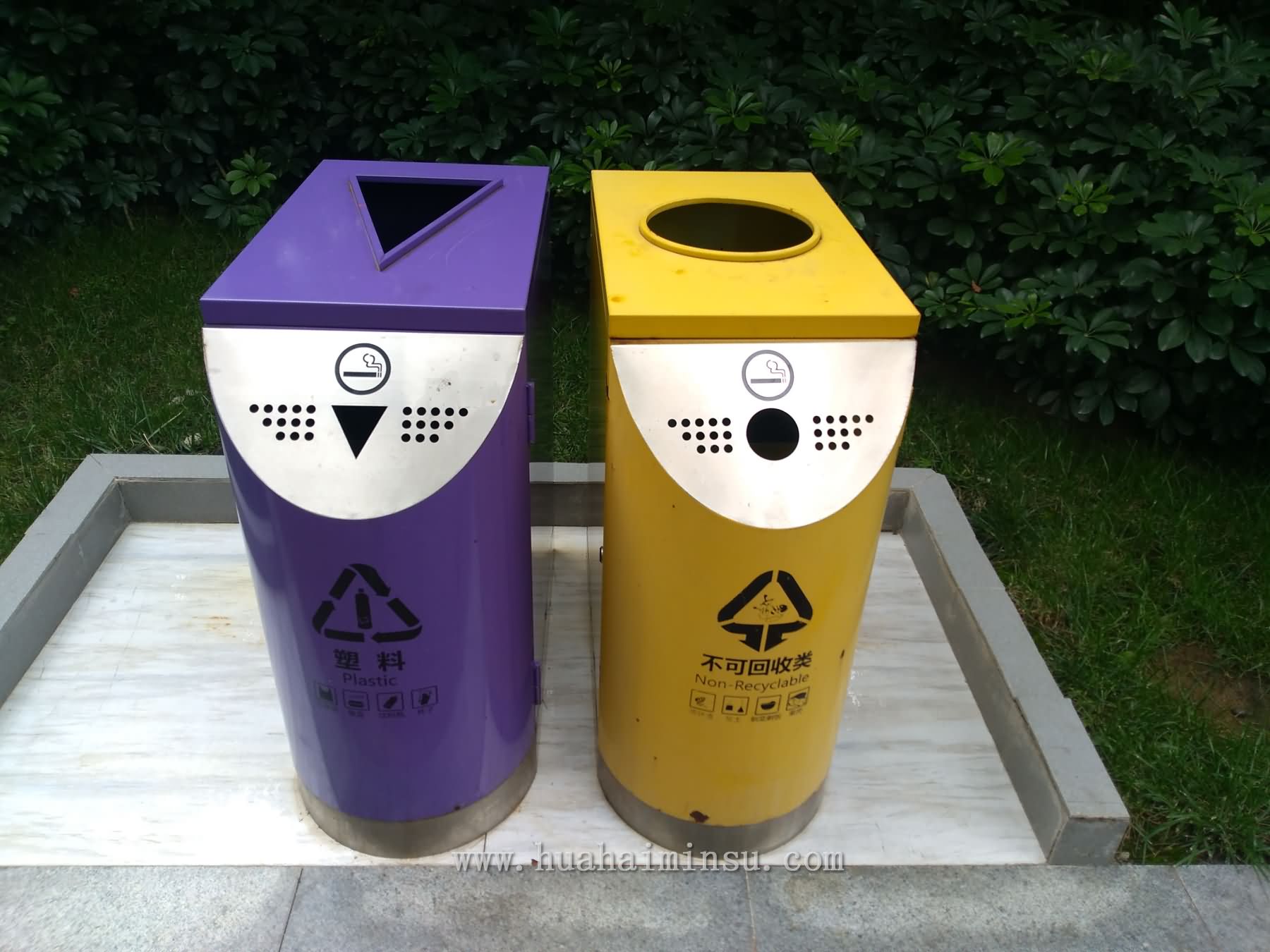 Outdoor Landscape Art Classified Dustbin, Outdoor High-quality Dustbin ...